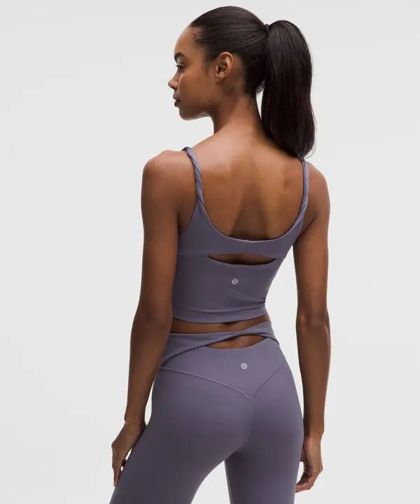 Lululemon Align™ Twist-Strap Cropped Tank Top - Grape Mist